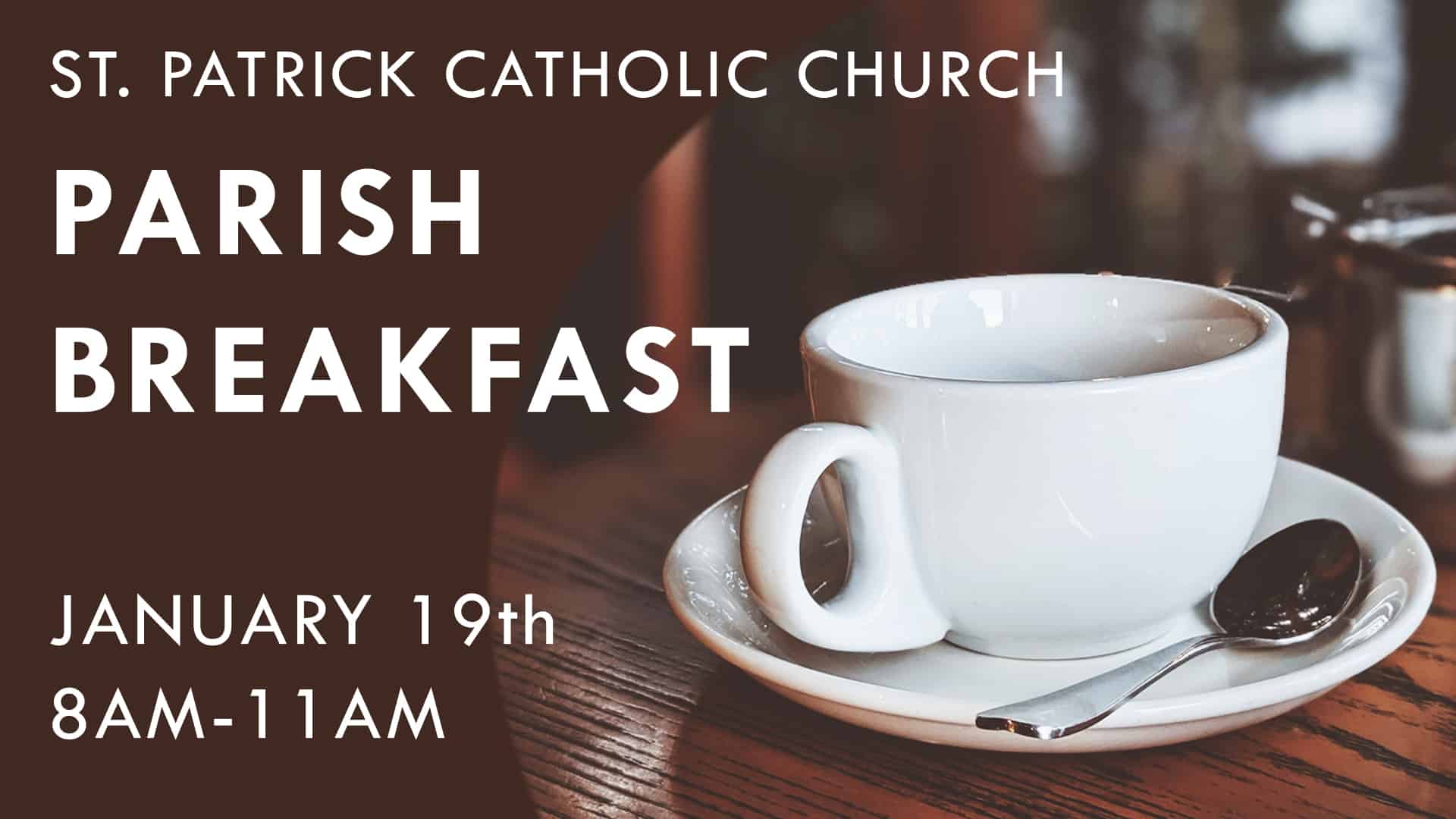 Latest Parish News – St. Patrick Catholic Church